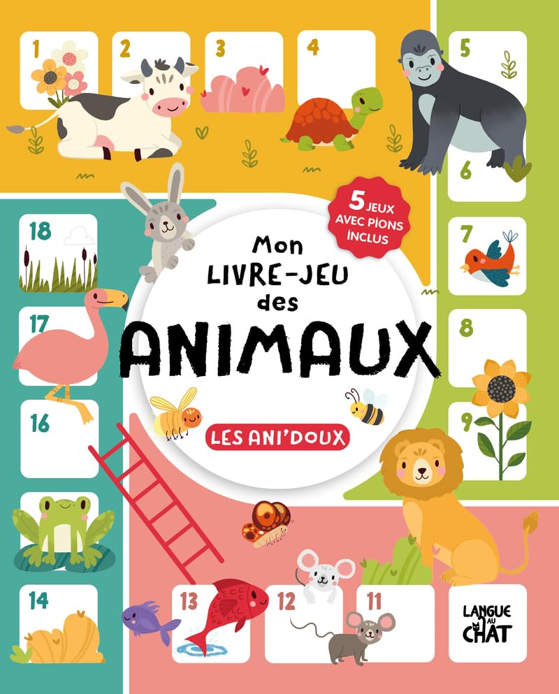 Jouer partout avec "mon livre jeu des animaux : les ani'doux"